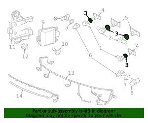 2015-2025 Volkswagen Park Sensor Seal 5Q0-919-133-9B9 | OEM Parts Online