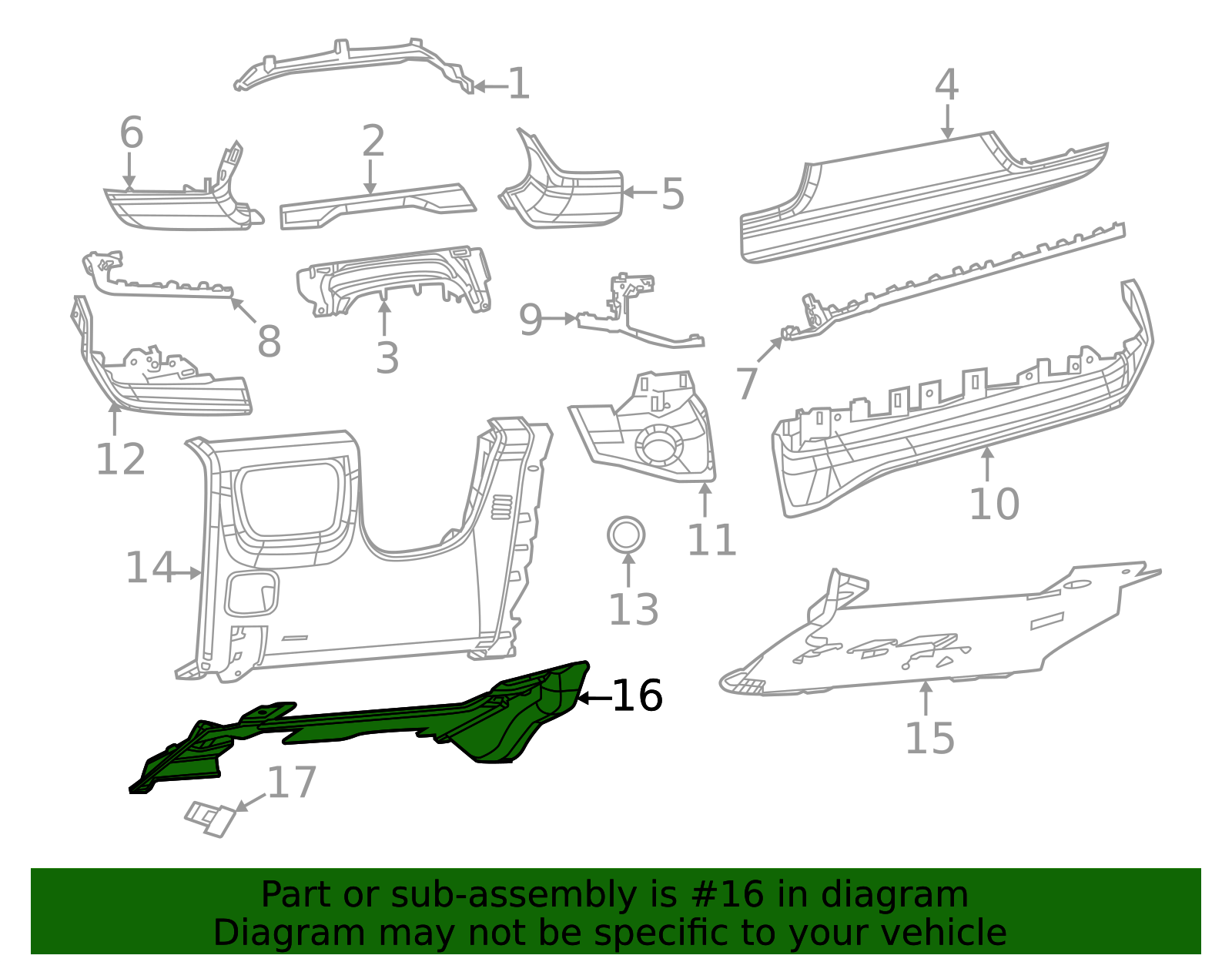 2021-2025 Jeep Instrument Lower Panel 68377860AA | Mopar Parts Canada