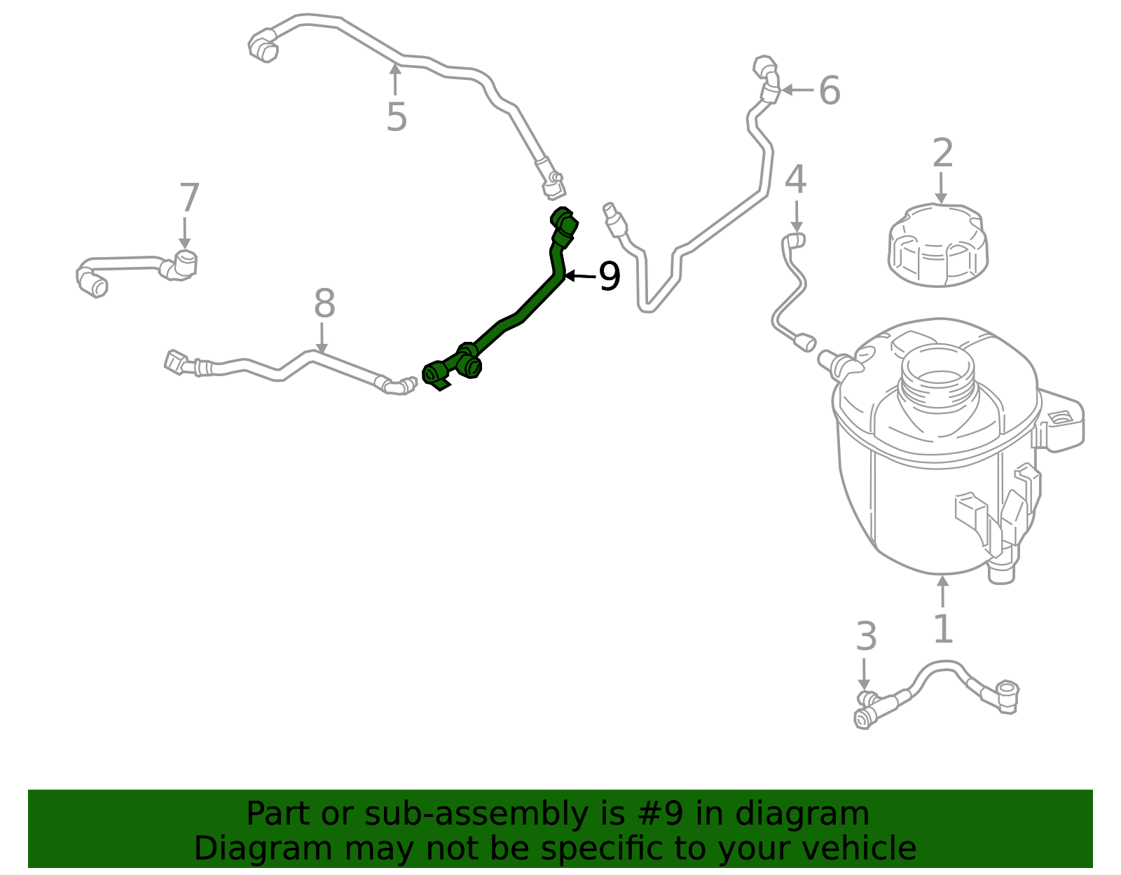 2020-2025 BMW Lower Hose 17-12-8-678-507 | BMW Parts Online Hub