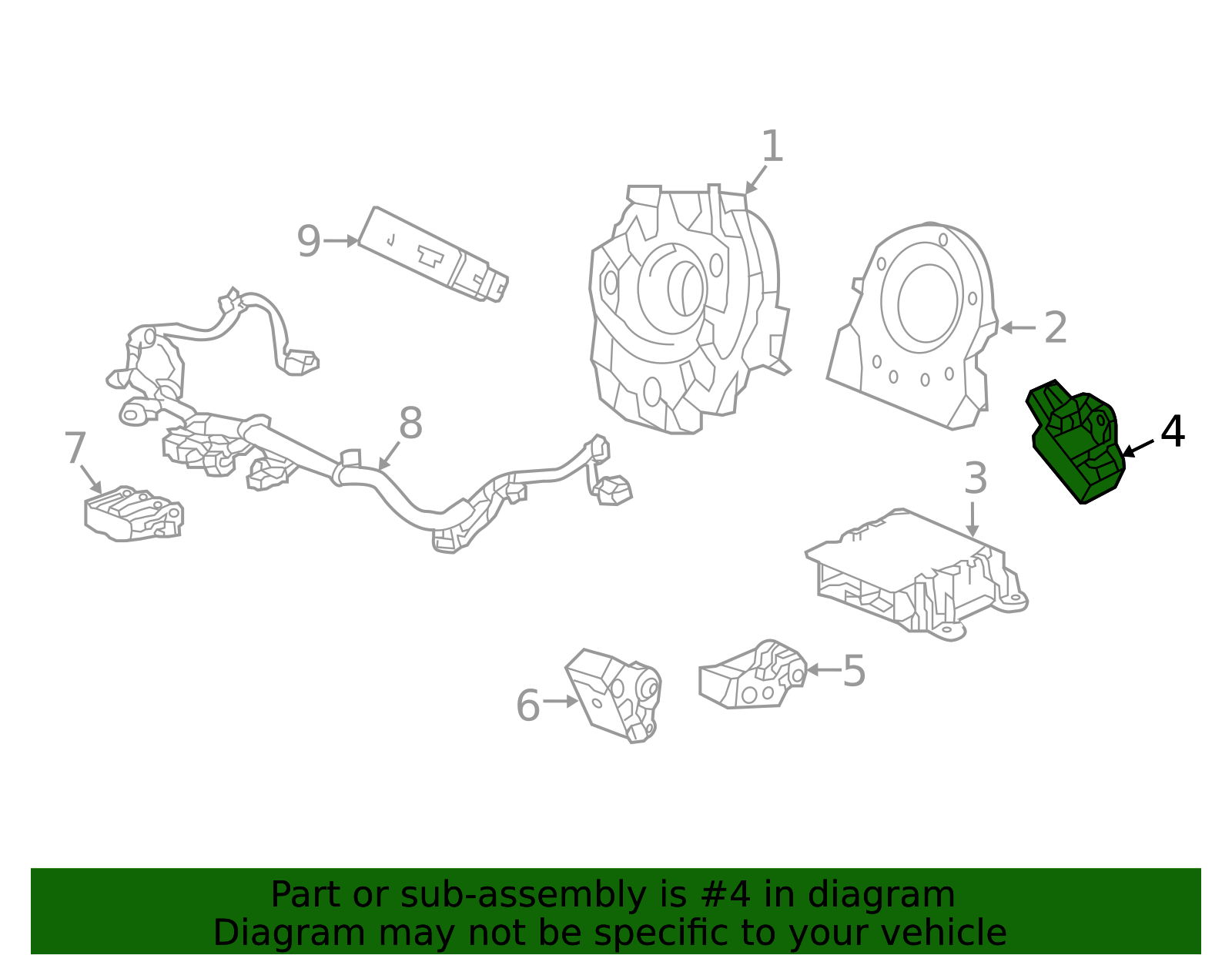 77930-TBA-A01 - 2018-2020 Honda Fit - Sensor Assembly Front Crash | All ...