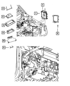 5150815AA - Powertrain Control Module The Official Mopar eStore