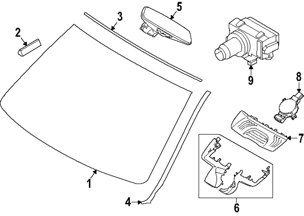 2023-2025 BMW XM Gutter 51-13-9-447-359 | BMW Parts Online Hub