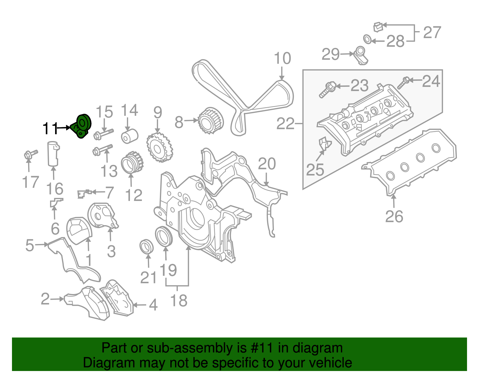 077-109-485-F - Tensioner Pulley 2004-2007 Volkswagen | Bam Wholesale Parts