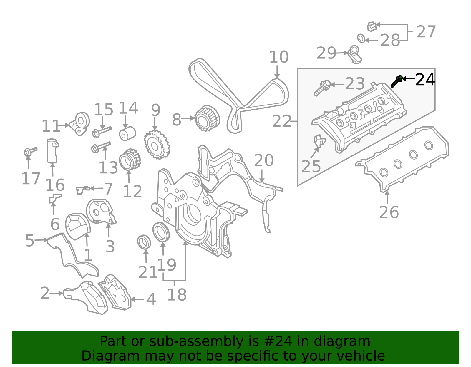 077-103-831-E - Valve Cover Bolt 2004-2007 Volkswagen Touareg ...