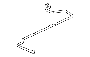 2010-2015 Jaguar XK Overflow Hose C2P12405 | OEM Parts Online