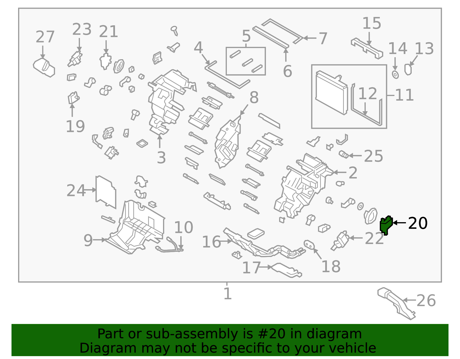 2019-2020 Kia K900 Door Actuator 97154-D2000 | KIA Parts Zone