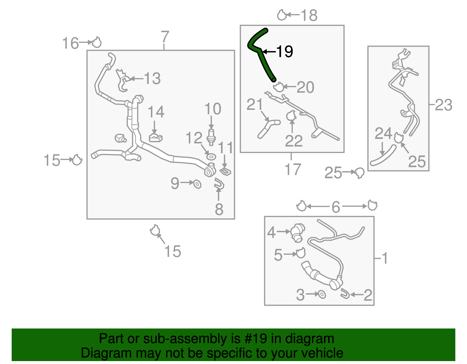 5Q0-122-157-CL - HVAC Heater Hose 2015 Volkswagen | Wolfsburg Parts Direct