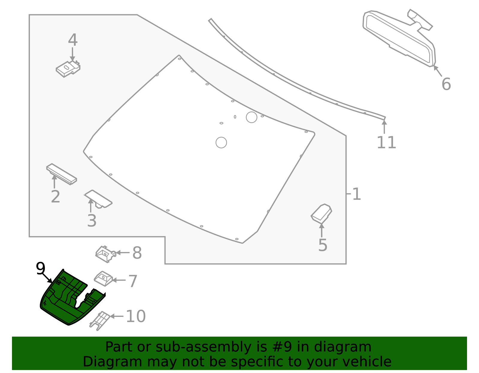 96030-R0510 - Cover 2025-2026 Kia Carnival | Kia.Parts Store