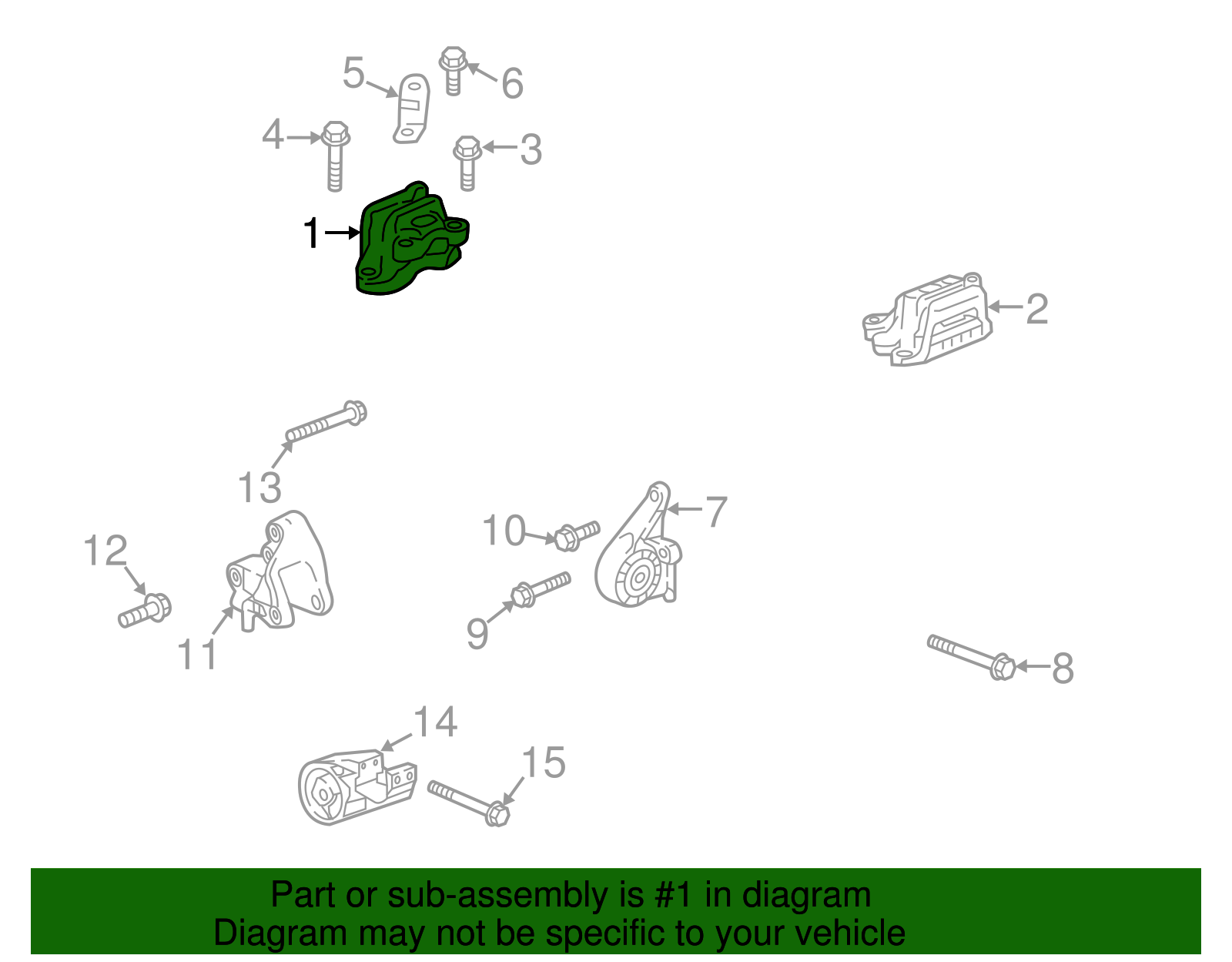 2017-2025 GM Engine Mount 84624770 | Capital Chevy Parts