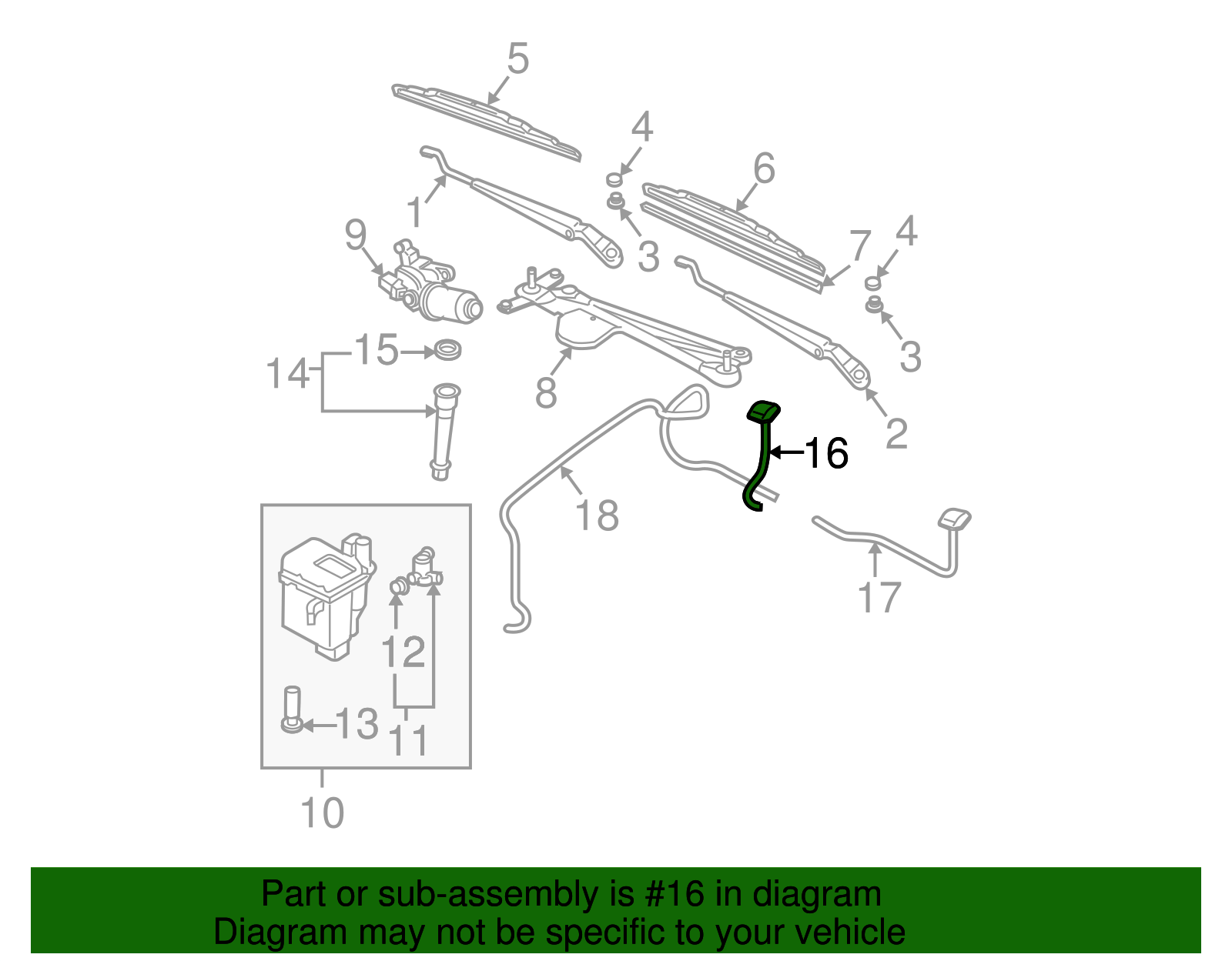 28930-8J000 - Nozzle - 2002-2006 Nissan Altima | Nissan OEM Parts Direct