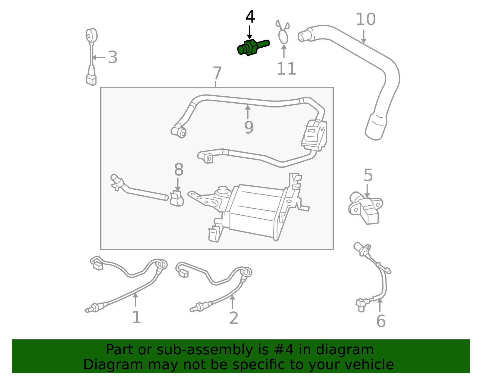1220422051 - 2000-2008 Toyota - PCV Valve | Discount Parts Monster