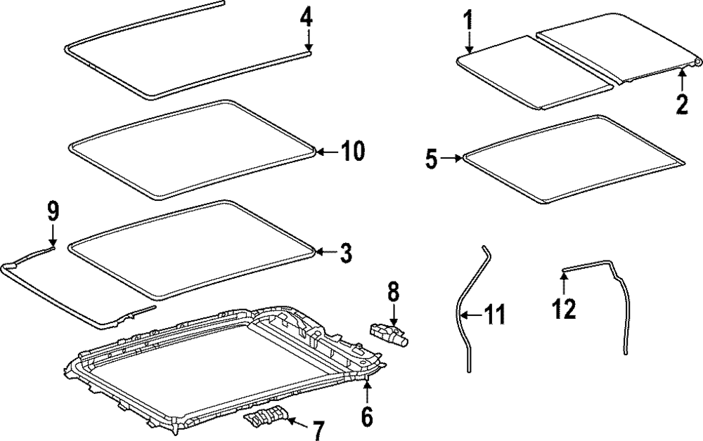 2022-2025 Toyota Upper Seal 63252-0C010 | Toyota Parts Center