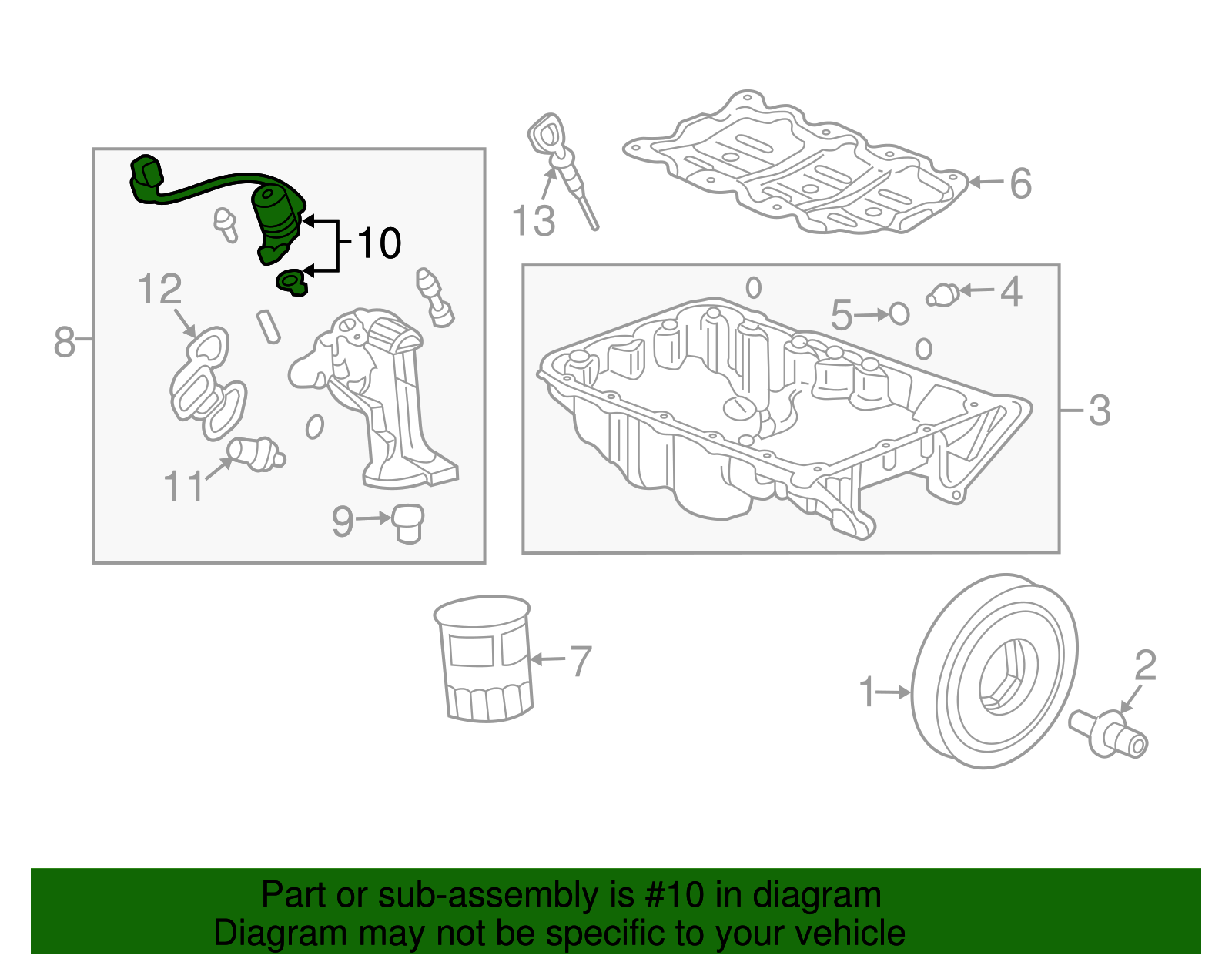 2000-2008 Acura Engine Variable Valve Timing (Vvt) Solenoid 36171-P8E ...