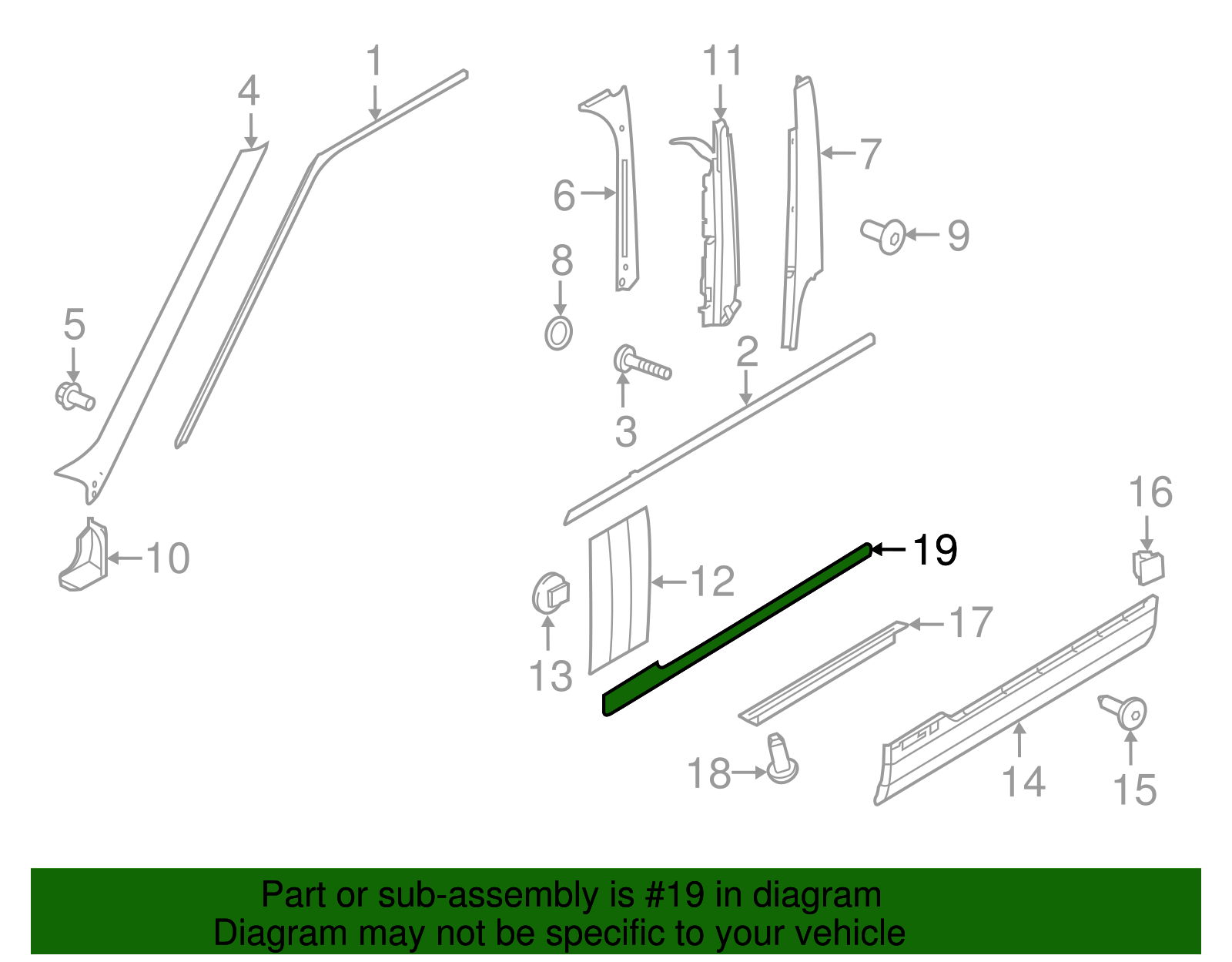 Genuine Side Molding for 2014-2022 Land Rover Range Rover | Land Rover ...