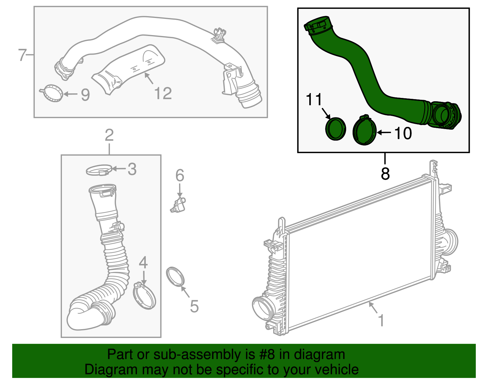 23163572 - OEM GM Air Inlet Tube | GMPartsCenter.net | GM Parts Center
