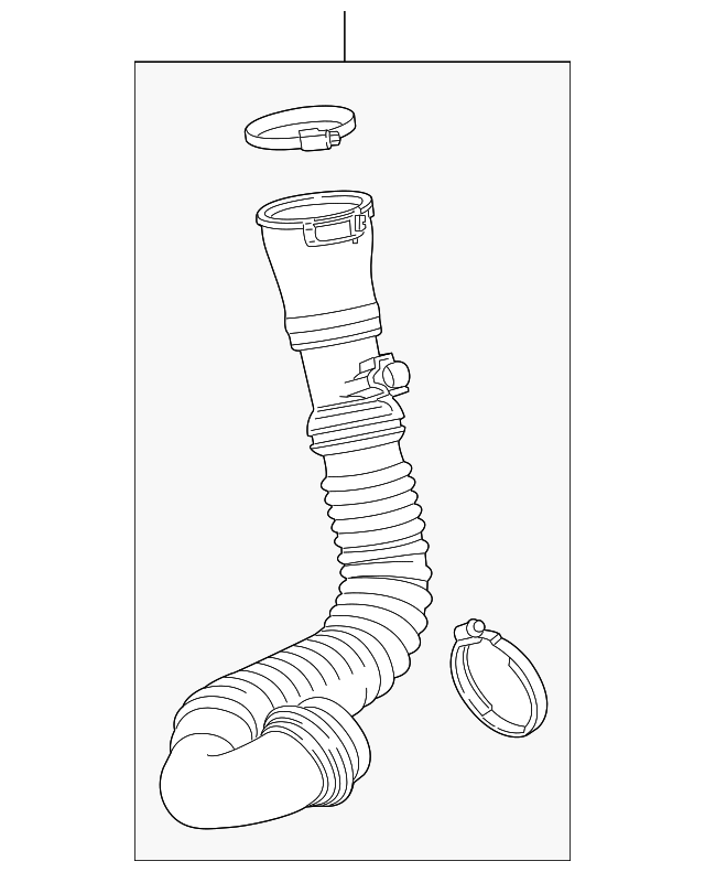 2012-2013 Buick Regal Intercooler Outlet Air Hose 22835667 GM ...