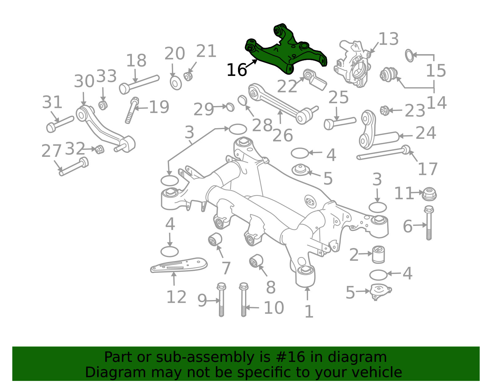 33-32-6-754-558 - Lower Control Arm - 2004-2010 BMW | BMWPartsHub