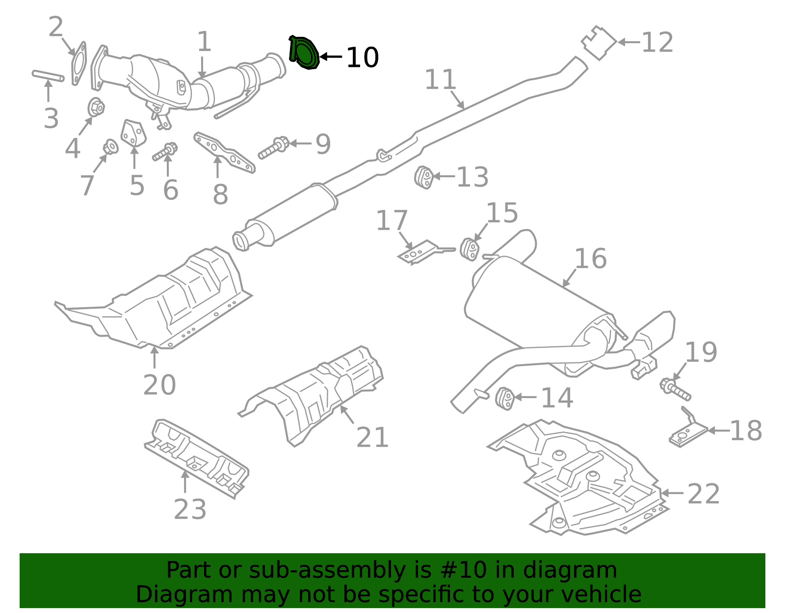 2016-2018 Ford Focus Clamp E1GZ-5A215-A | Awesome Parts Ford