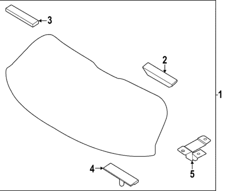 Glass - Lift Gate for 2025 Kia Sportage | Kia.Parts Store