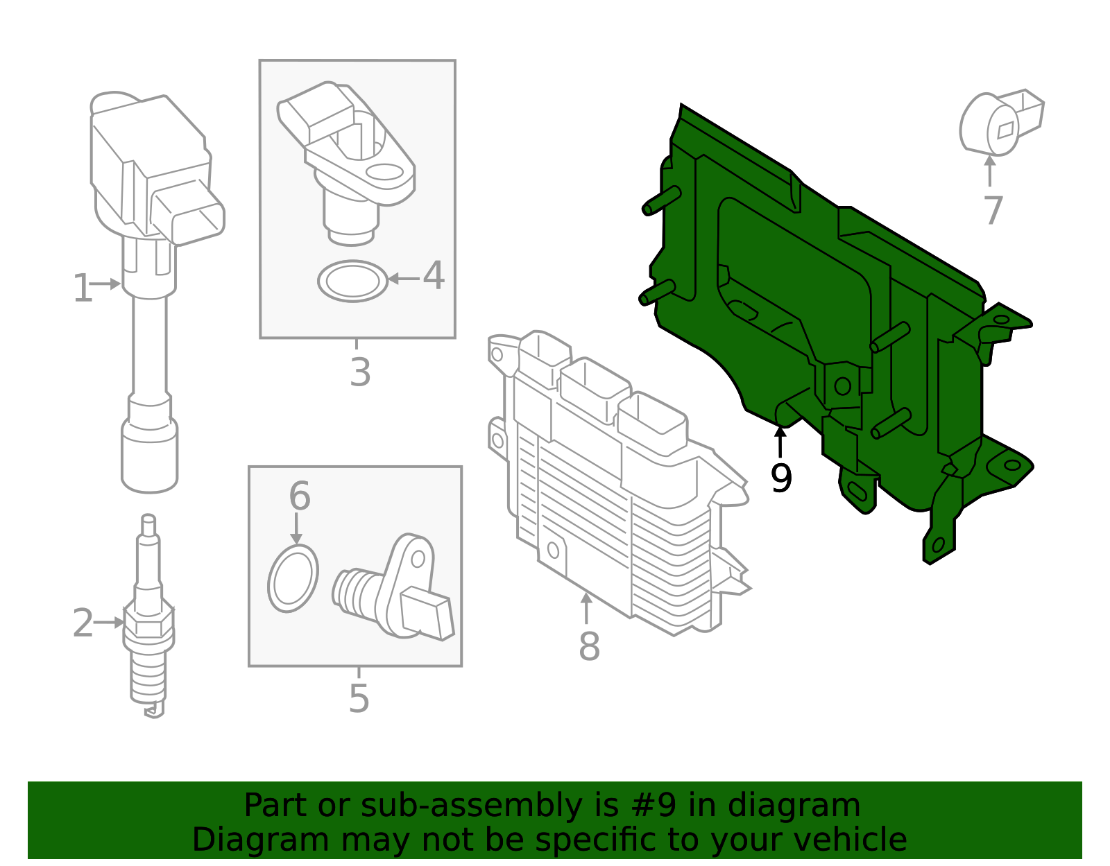 23714-3RC0A - High-Quality Engine Control Module Bracket for 2018-2019 ...