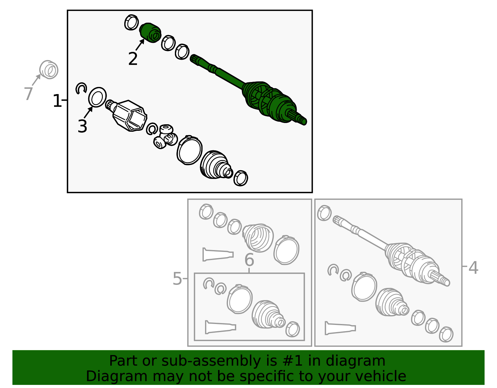2016-2022 Lexus RX350 Axle Assembly 43420-0E120 | OEM Parts Online