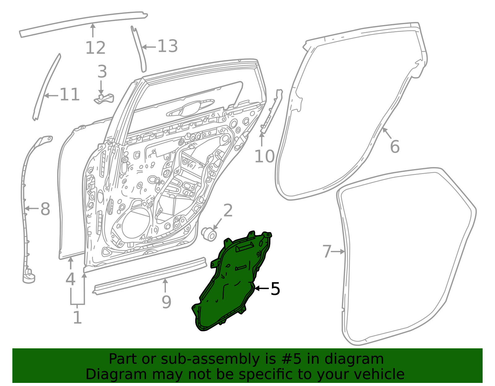 67841-62020 - High-Quality Door Access Cover for 2021-2025 Toyota Mirai ...