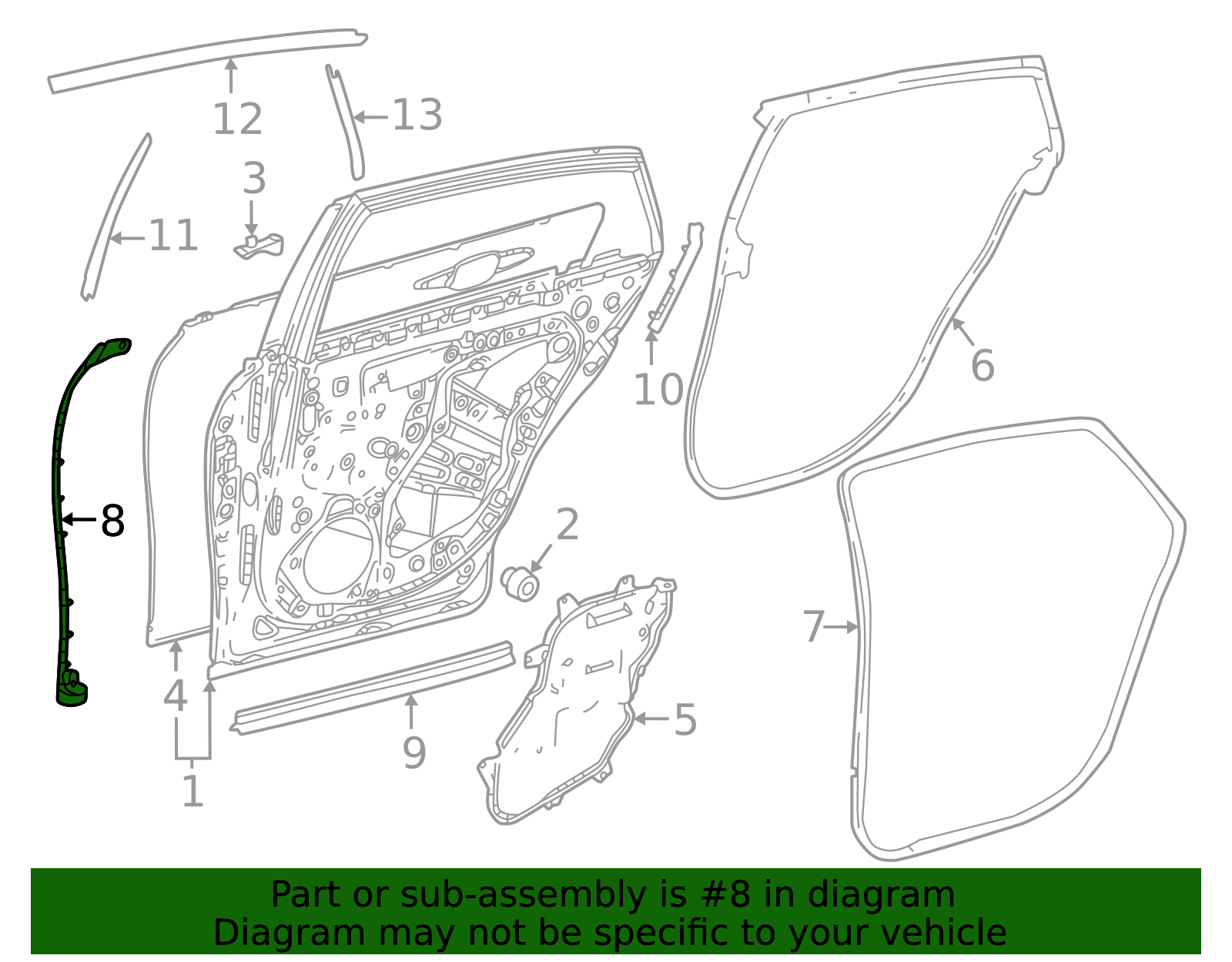 67896-62020 - Front Weather-Strip 2021-2025 Toyota Mirai | Norm Reeves ...