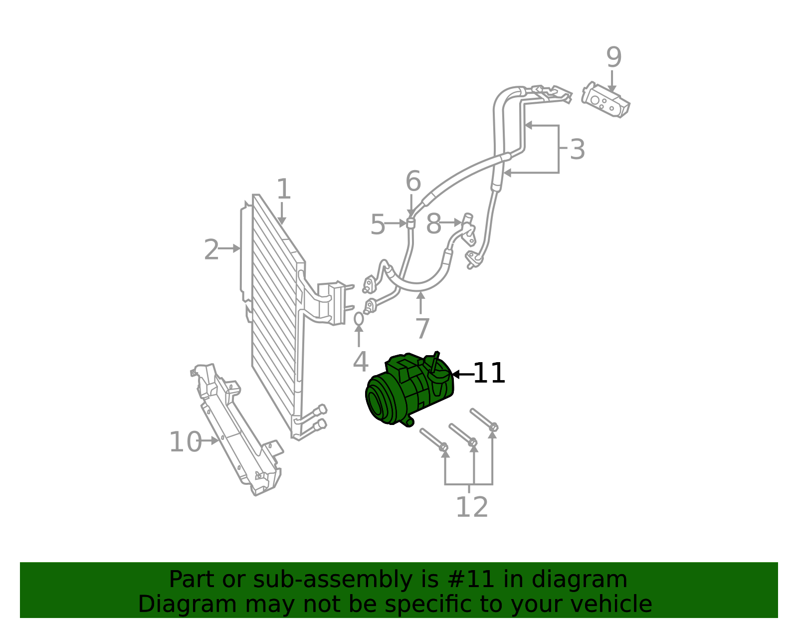 2007-2011 Jeep Compressor Assembly 55111401AF | Mopar Parts Canada