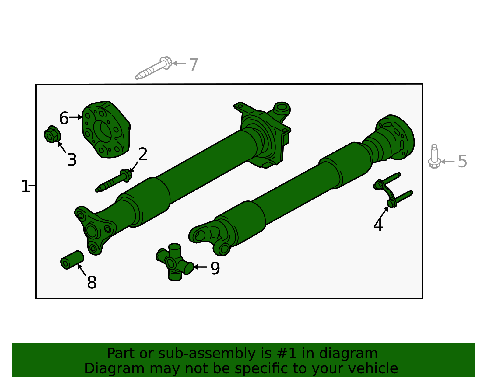 2018-2023 Ford Mustang Drive Shaft Assembly jr3z4r602x | TascaParts.com