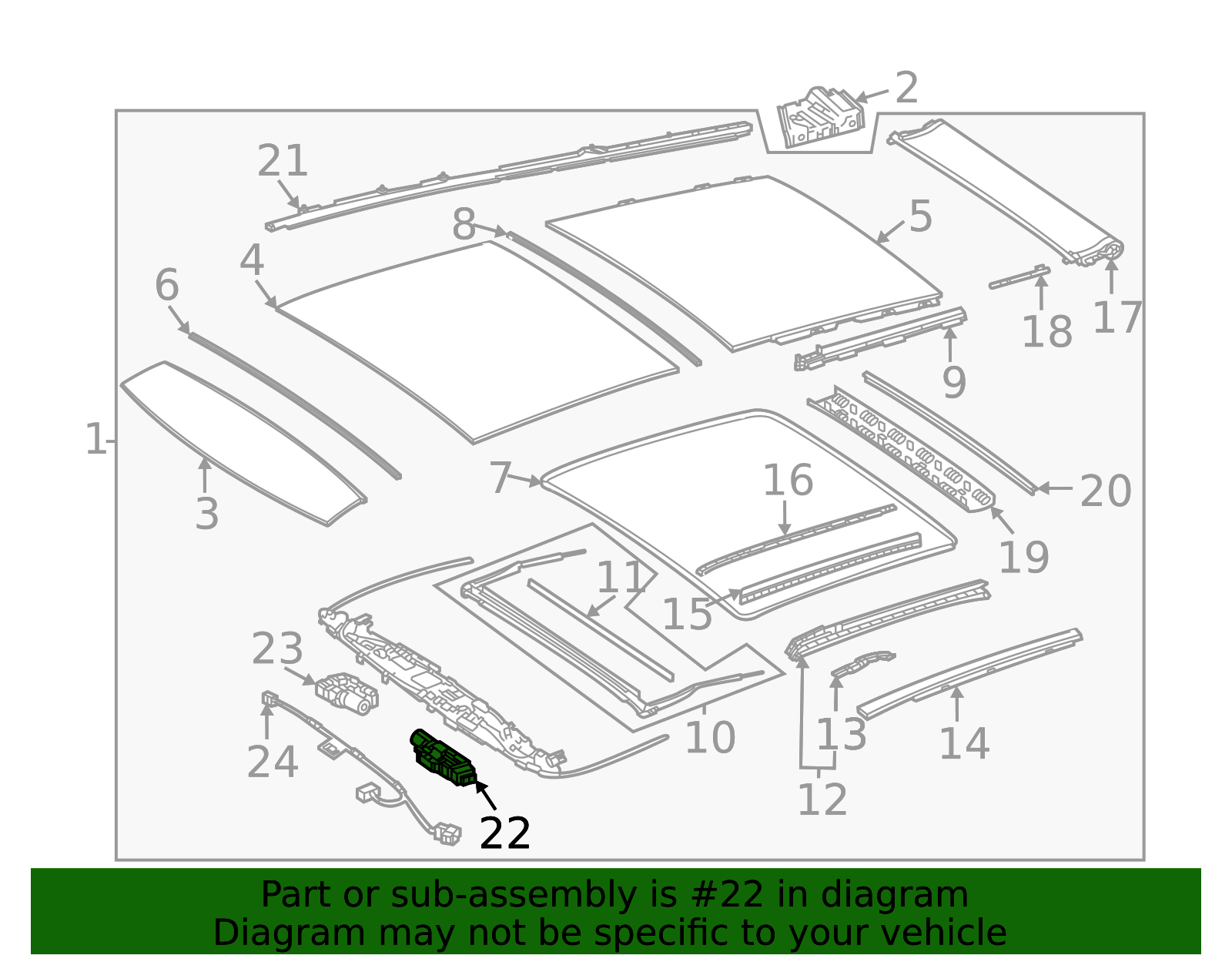 167-906-64-07 - High-Quality Sunroof Motor for 2020-2025 Mercedes-Benz ...