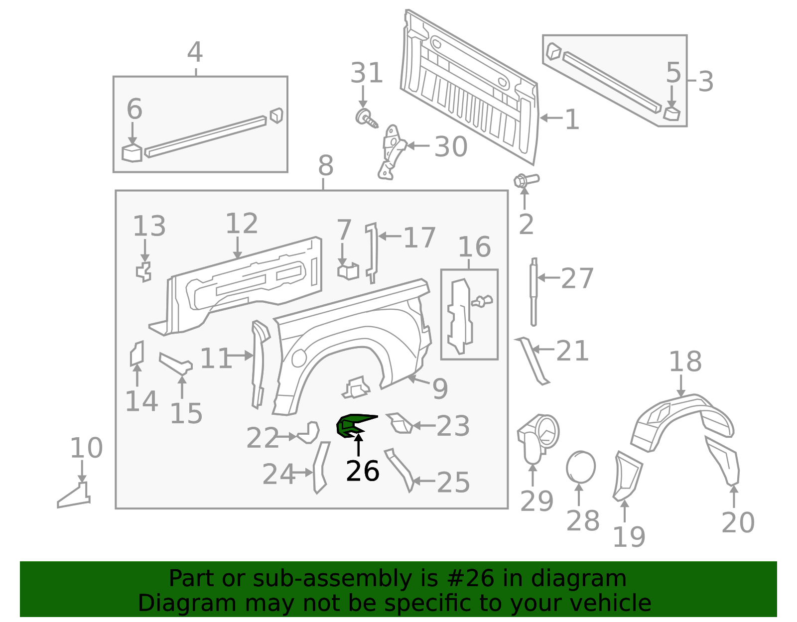 65683-0C010 - High-Quality Wheel Housing Bracket for 2007-2013 Toyota ...