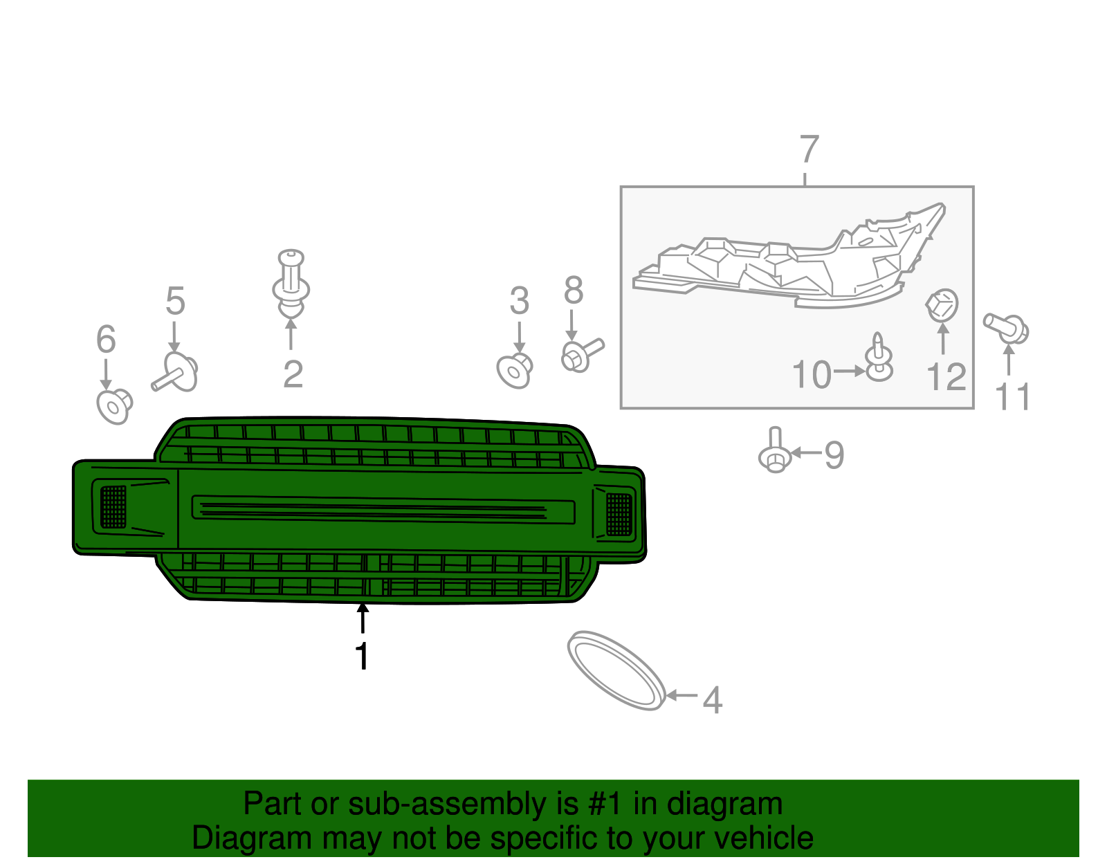2018-2020 Ford F-150 Grille jl3z8200eb | TascaParts.com