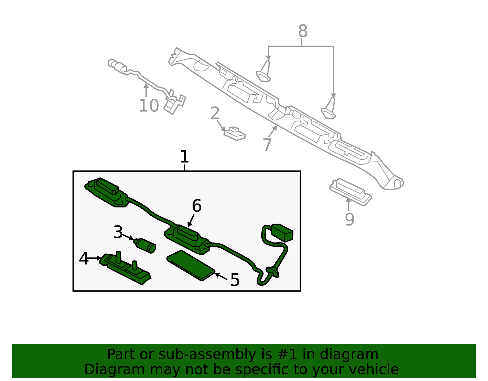92501-3S111 - High-Quality License Plate Light Assembly for 2013-2015 ...