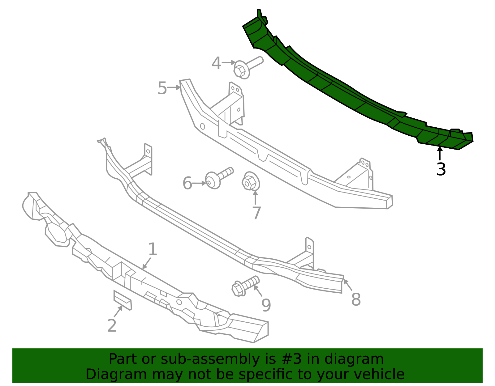 2023-2025 Genesis Electrified G80 Stiffener 86570-JI000 | QuirkParts