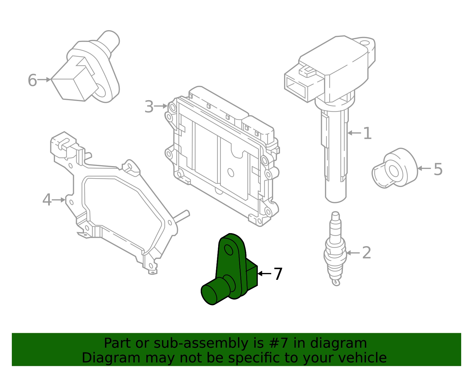 2016-2020 Toyota Crankshaft Position Sensor 90118-WB438 | Lithia Toyota ...