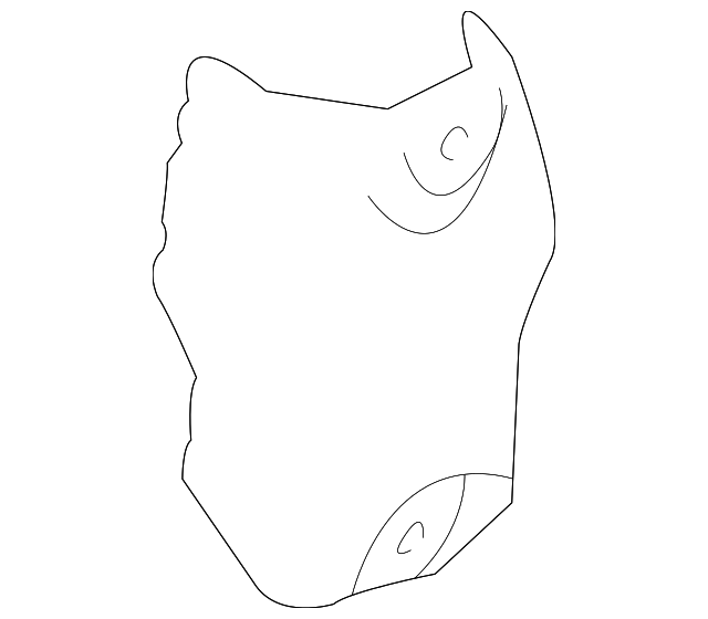 Genuine Toyota Heat Shield part# 25586-20010 for 1999-2004 Toyota ...