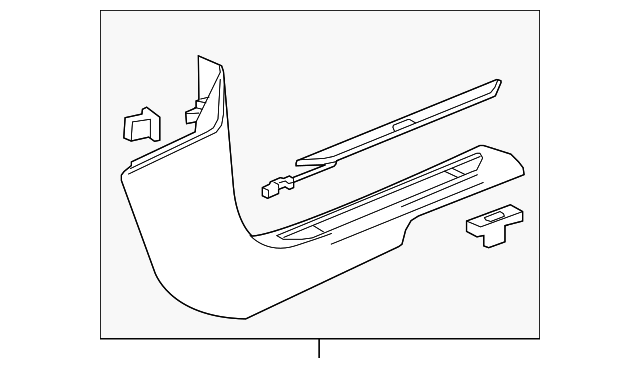 2017-2025 Cadillac XT5 Cowl Trim 85162261 | Capital Chevy Parts