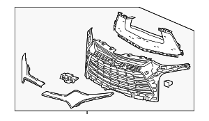 84612436 - Front Grille 2019-2022 Chevrolet Blazer | GM Parts Warehouse
