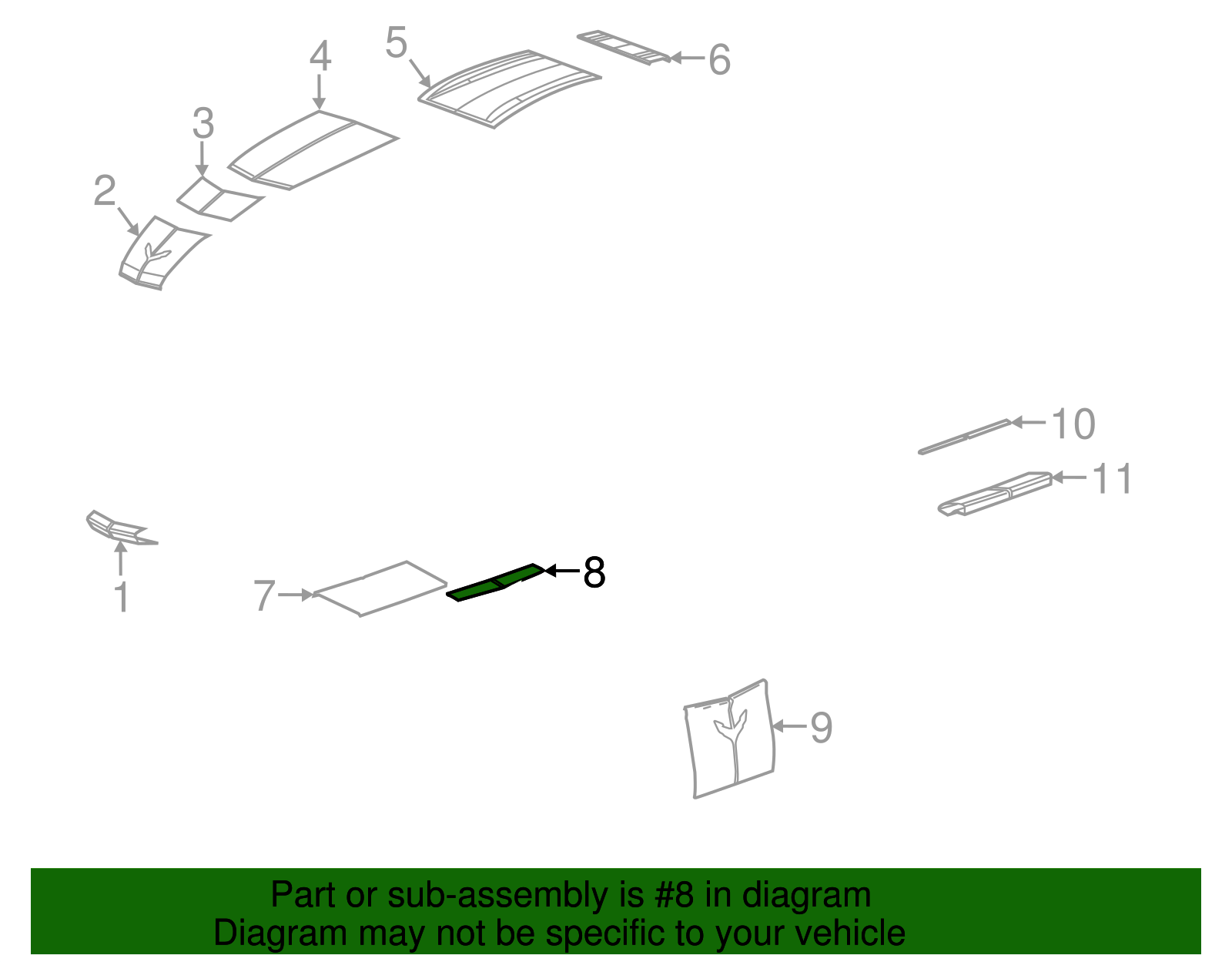 2014-2019 Chevrolet Corvette Rear Upper Bumper Fascia Decal in Inferno ...