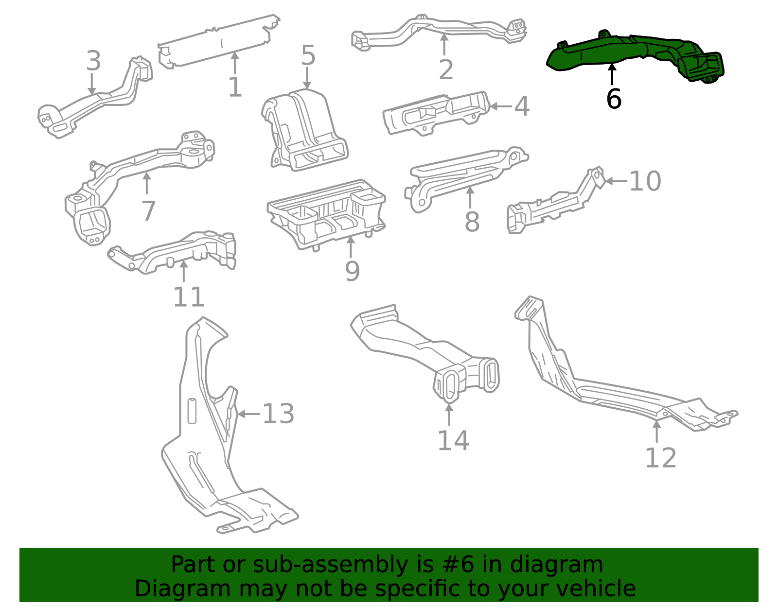 55845-30340 - High-Quality Heat Duct for 2023-2025 Toyota | AutoNation ...