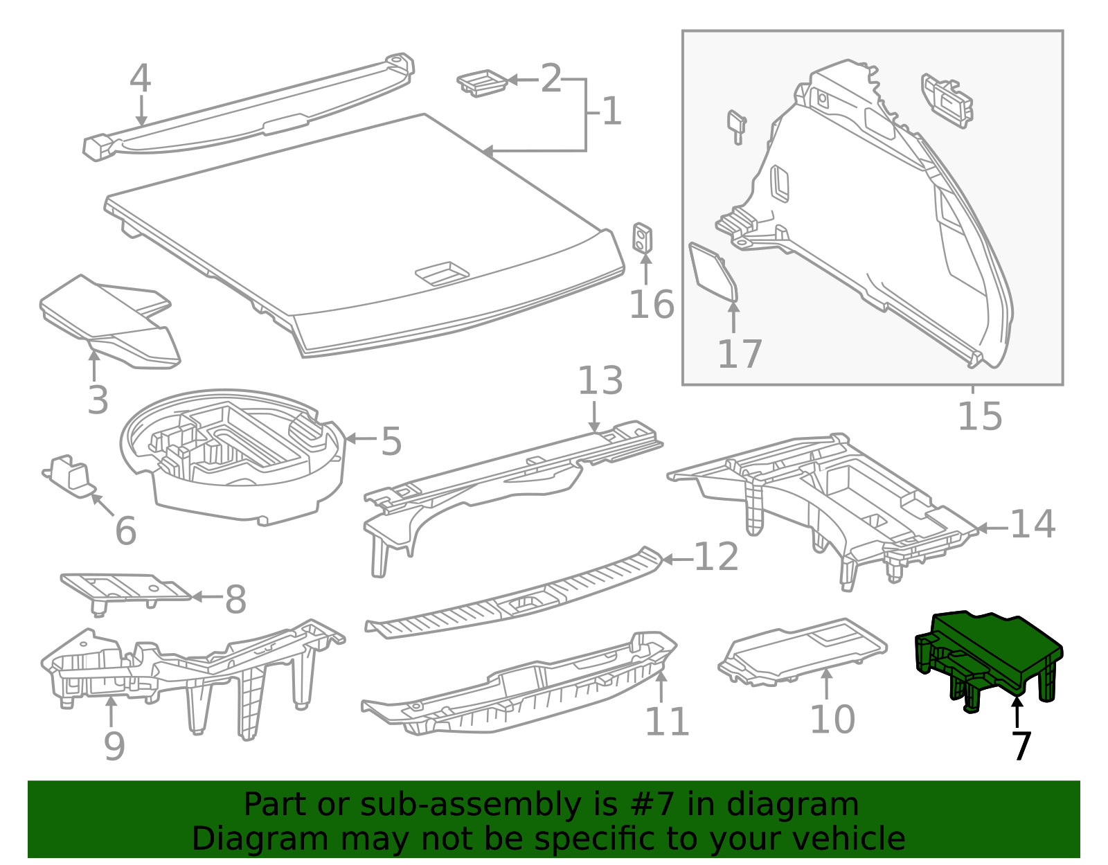2025 Toyota Crown Signia Mount Bracket 61653-30060 | Toyota Parts Center