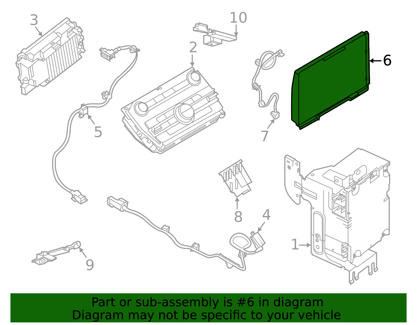 2020-2024 Lincoln Aviator Display Unit LC5Z-10D885-UE | Ford OEM Parts ...