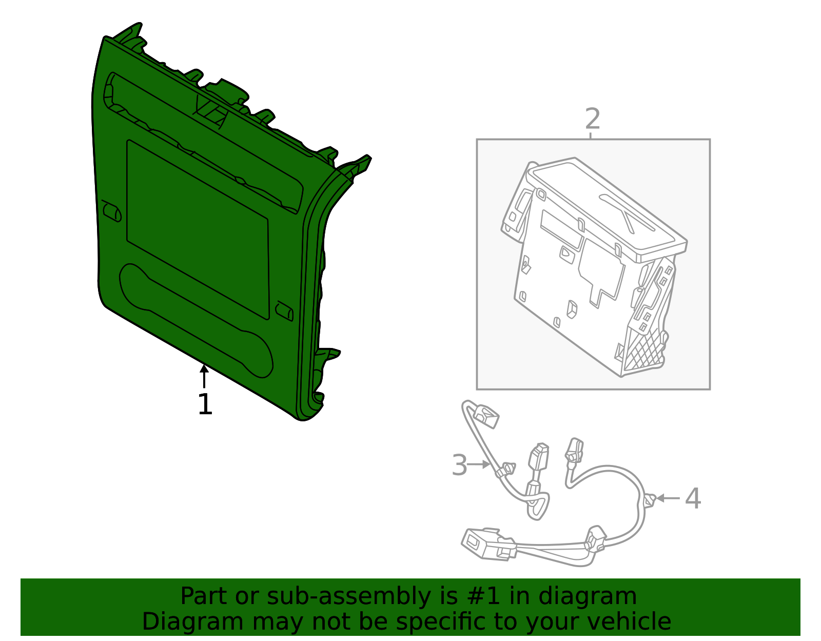 2022-2023 Hyundai Tucson Display Unit 96525-P0010-RET | OEM Parts Online