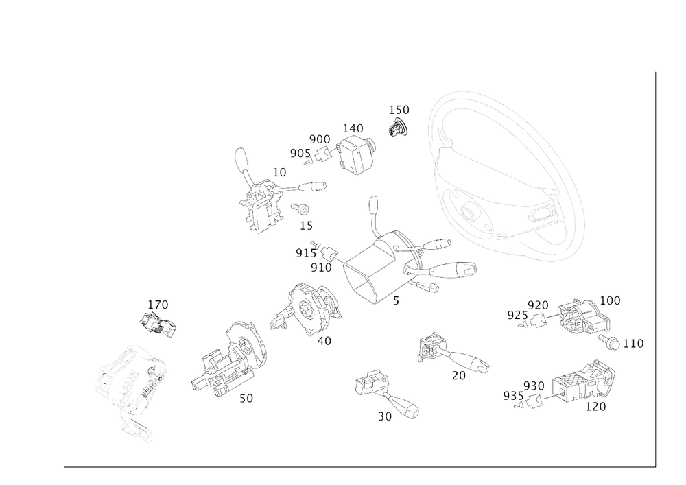 171-464-10-18 - 1954-2025 Mercedes-Benz - Clock Spring Contact | World ...