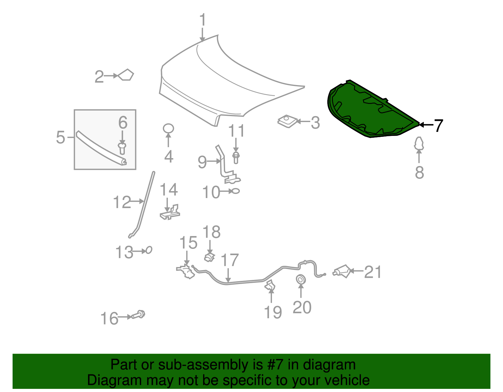 2008-2015 Scion xB Insulator 53341-12300 | OEM Parts Quick