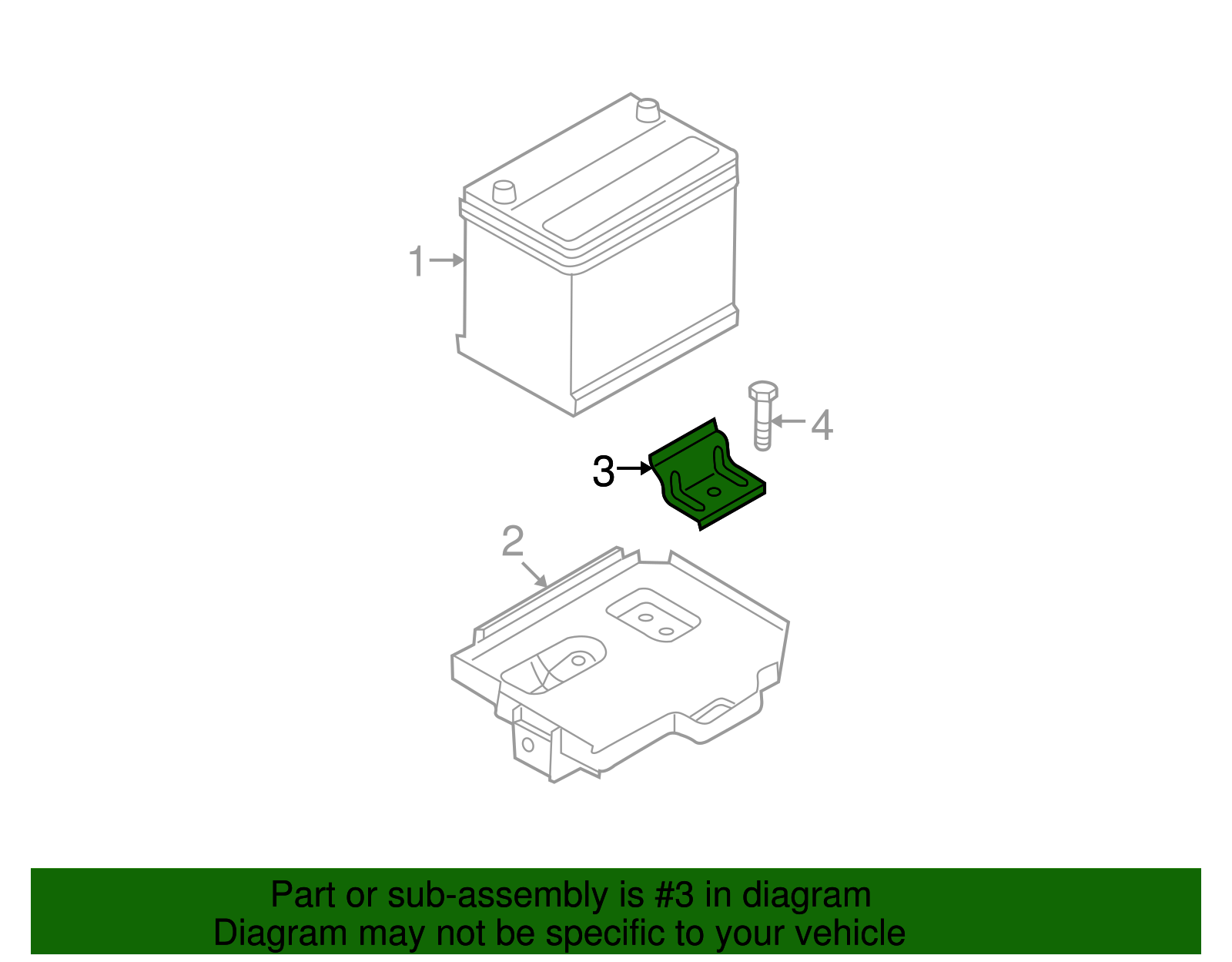 37160-2D000 - Hold Down Clamp 2004-2016 Kia | Kia.Parts Store