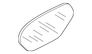 4G8-857-536-G - Mirror Glass 2012-2018 Audi | Audi OEM Parts Guy