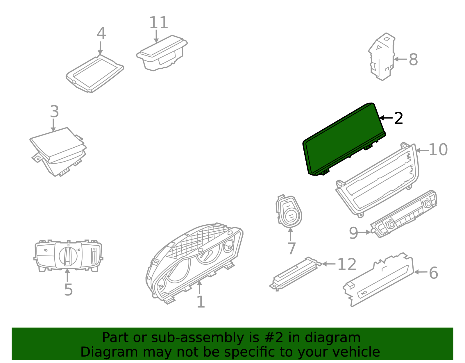 65-50-6-822-626 - Display System - BMW Parts Exchange