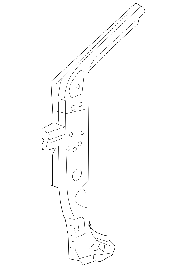 2007-2011 Toyota Yaris Hinge Pillar Reinforced 61108-52120 | Toyota ...