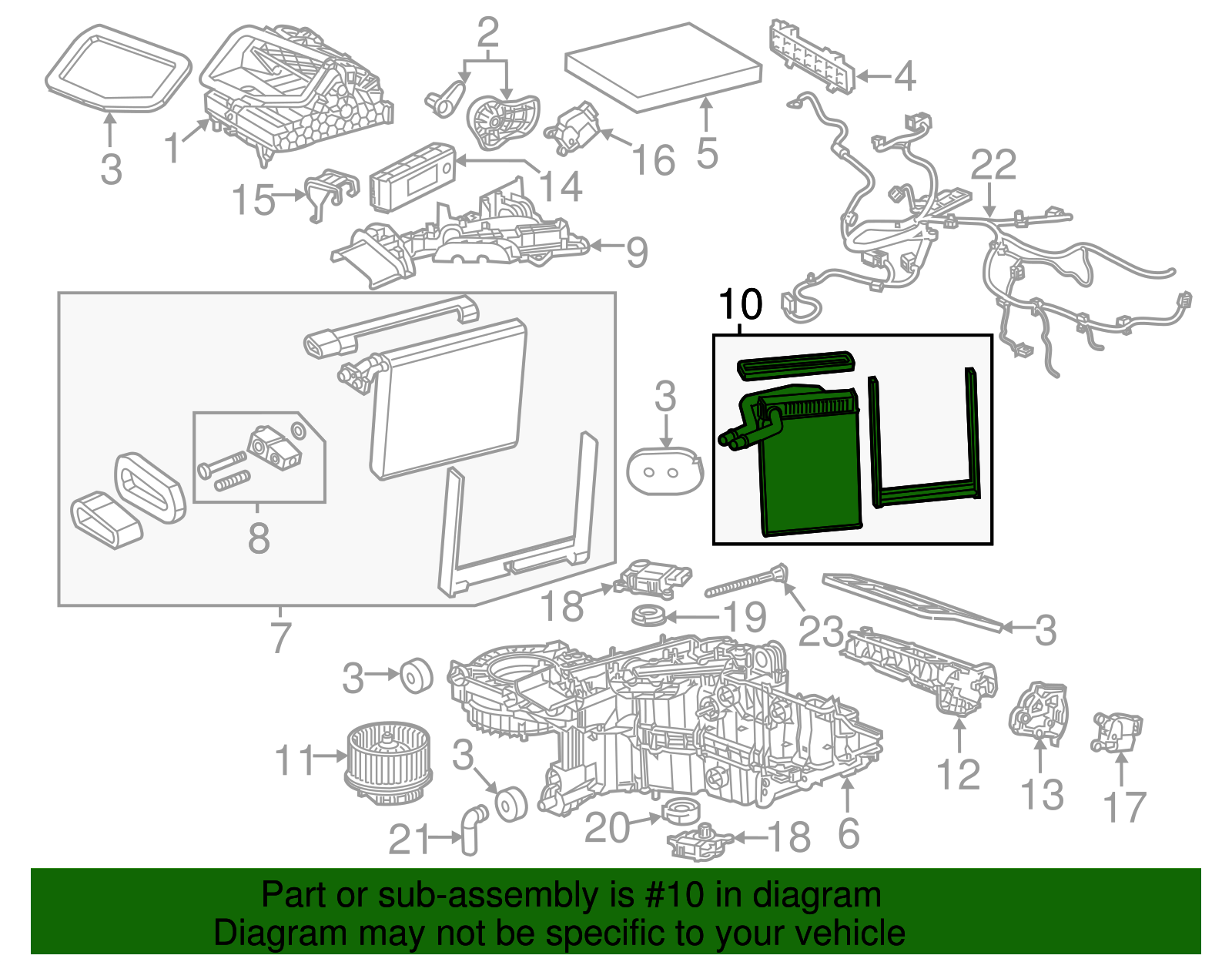 2014-2019 GM Heater Core 84418888 | Capital Chevy Parts